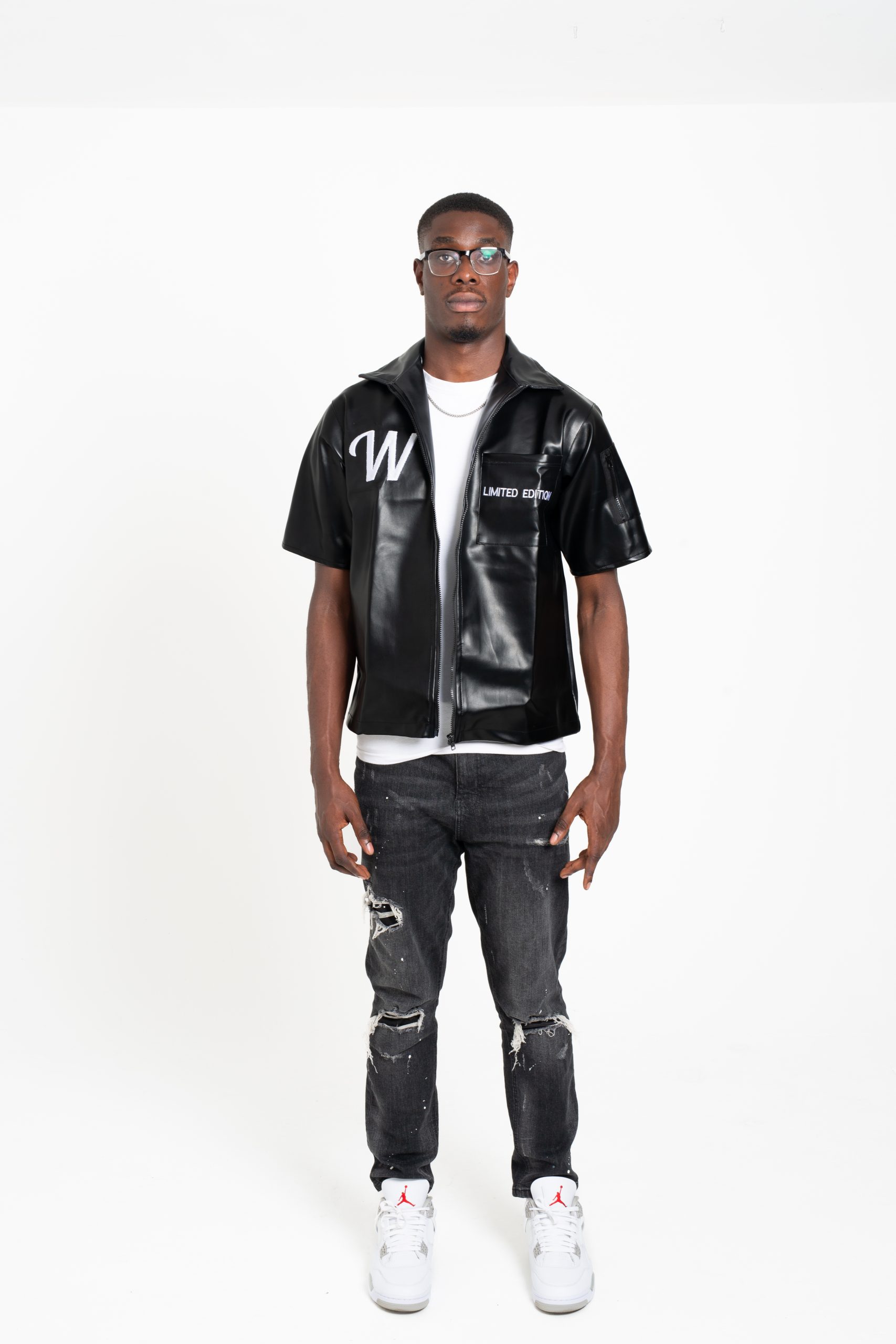 Limited Edition Black Leather Jacket - Worthy Global